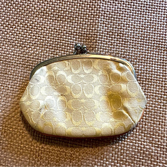 Coach | Bags | Vintage Coach Purse Set Handbag Large Wallet And Coin ...